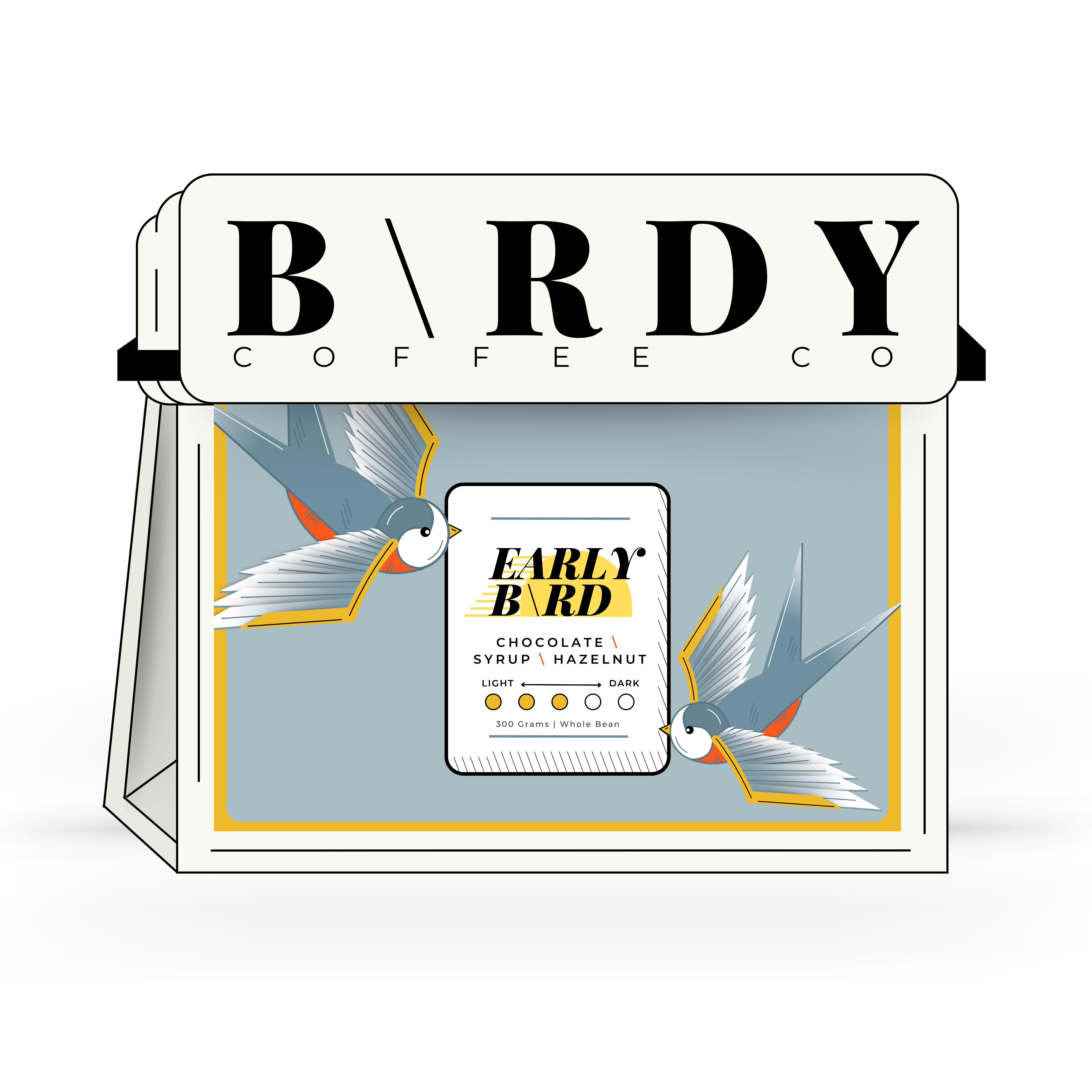 Early Bird Medium Roast I B\RDY Coffee Co. – Birdy Coffee Co.